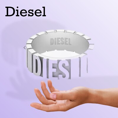 Diesel Stainless Steel Band Ring DX1390040001 Size 10 | eBay