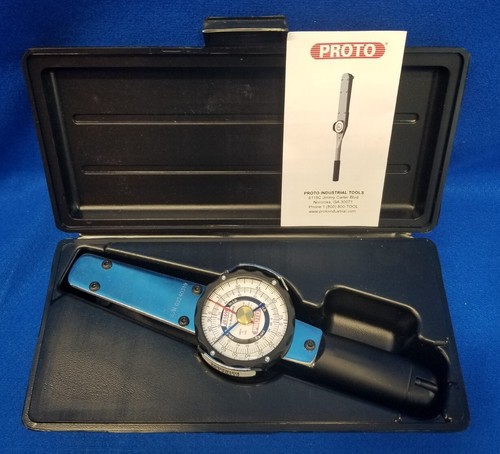 PROTO J6169F 1/4 in Drive Size 15 to 75 In-lb Dial Torque Wrench for ...