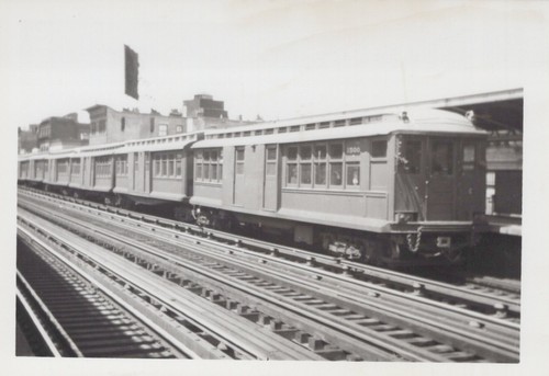 New York City NYC 1938 Fulton St El Brooklyn Saratoga Ave 1938 Train ...