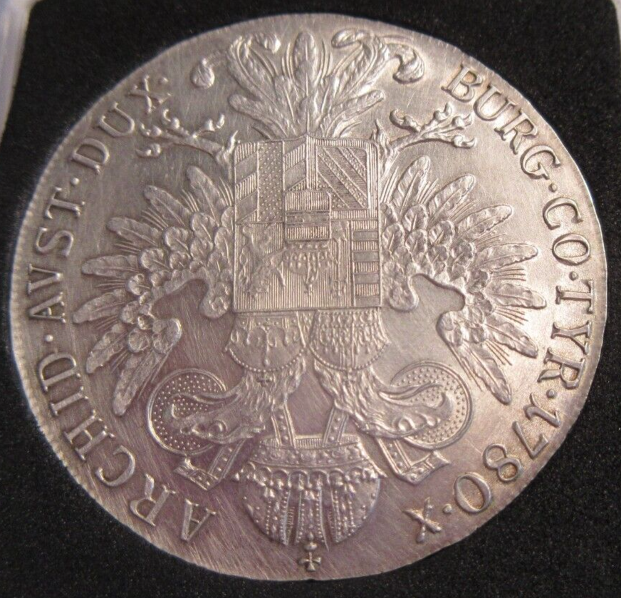 1780 MARIA THERESA THALER 1780 BUNC .833 SILVER COIN WITH CAPSULE | eBay