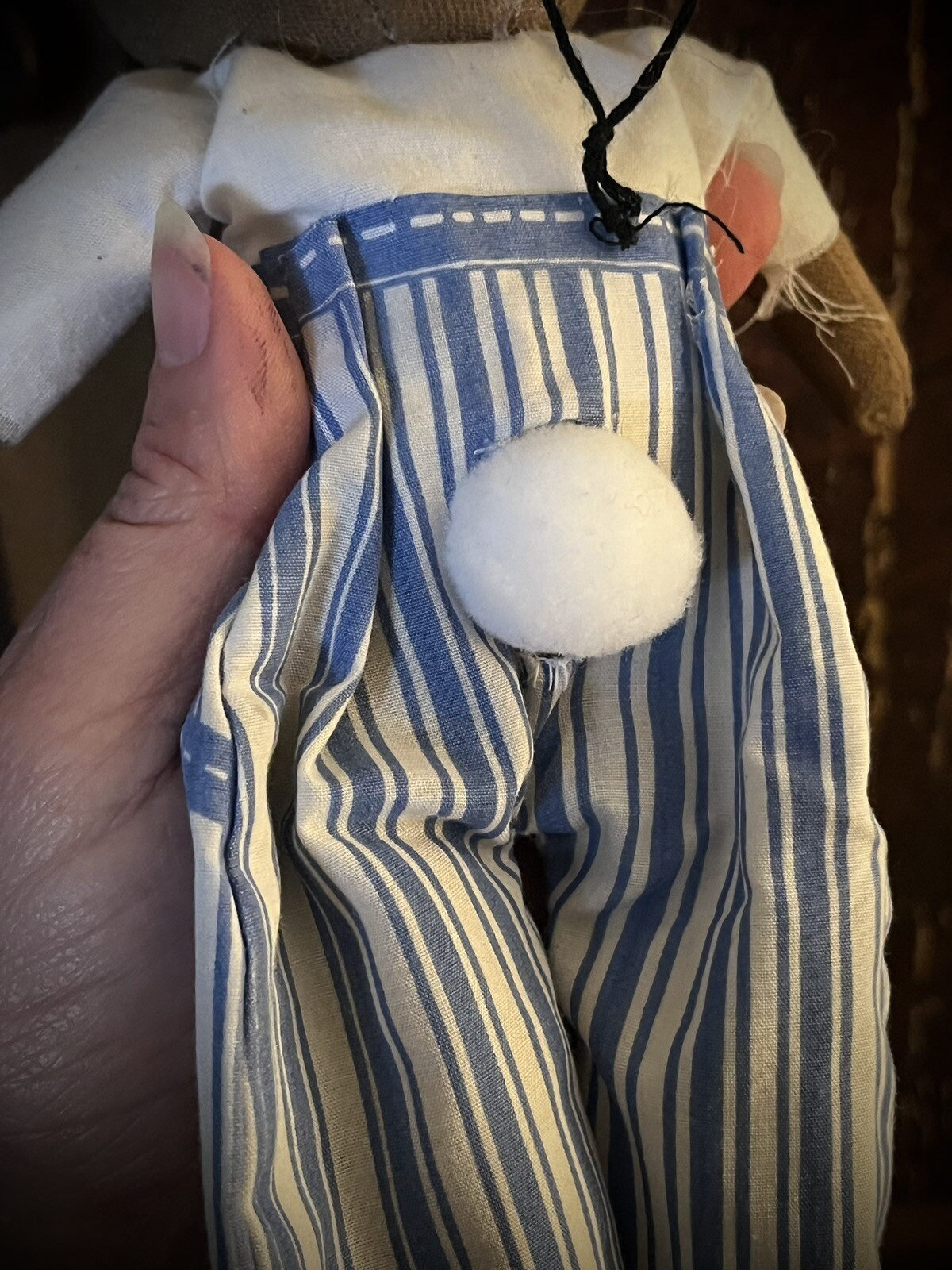 Sweet Grubby Primitive Country Farm Chef Bunny Rabbit Rag Doll named ...