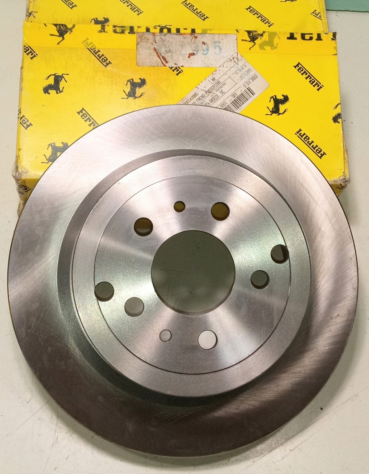 Ferrari Testarossa Rear Brake Disc Rotor_142995_134730_GENUINE_NEW | eBay