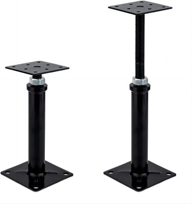 2 Pack Adjustable Floor Jack,Mini Screw Jack,Telescoping Jack for Black ...