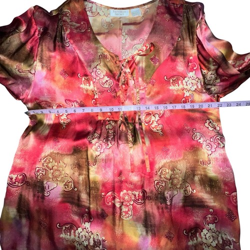 Vintage Gold Label Victoria’s Secret 100% Silk 90s Paisley Nightgown ...