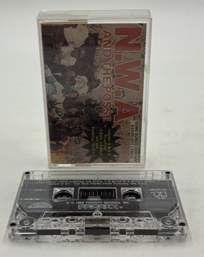 NWA and The Posse Cassette Tape 1989 Priority Records Ruthless Boyz N ...