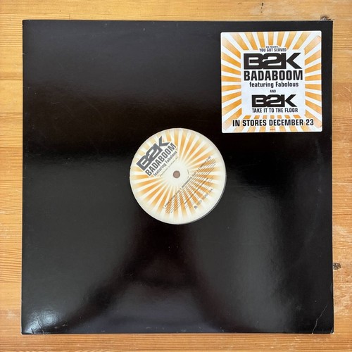 B2K BADABOOM/ TAKE IT TO THE FLOOR 12 pouces simple | eBay