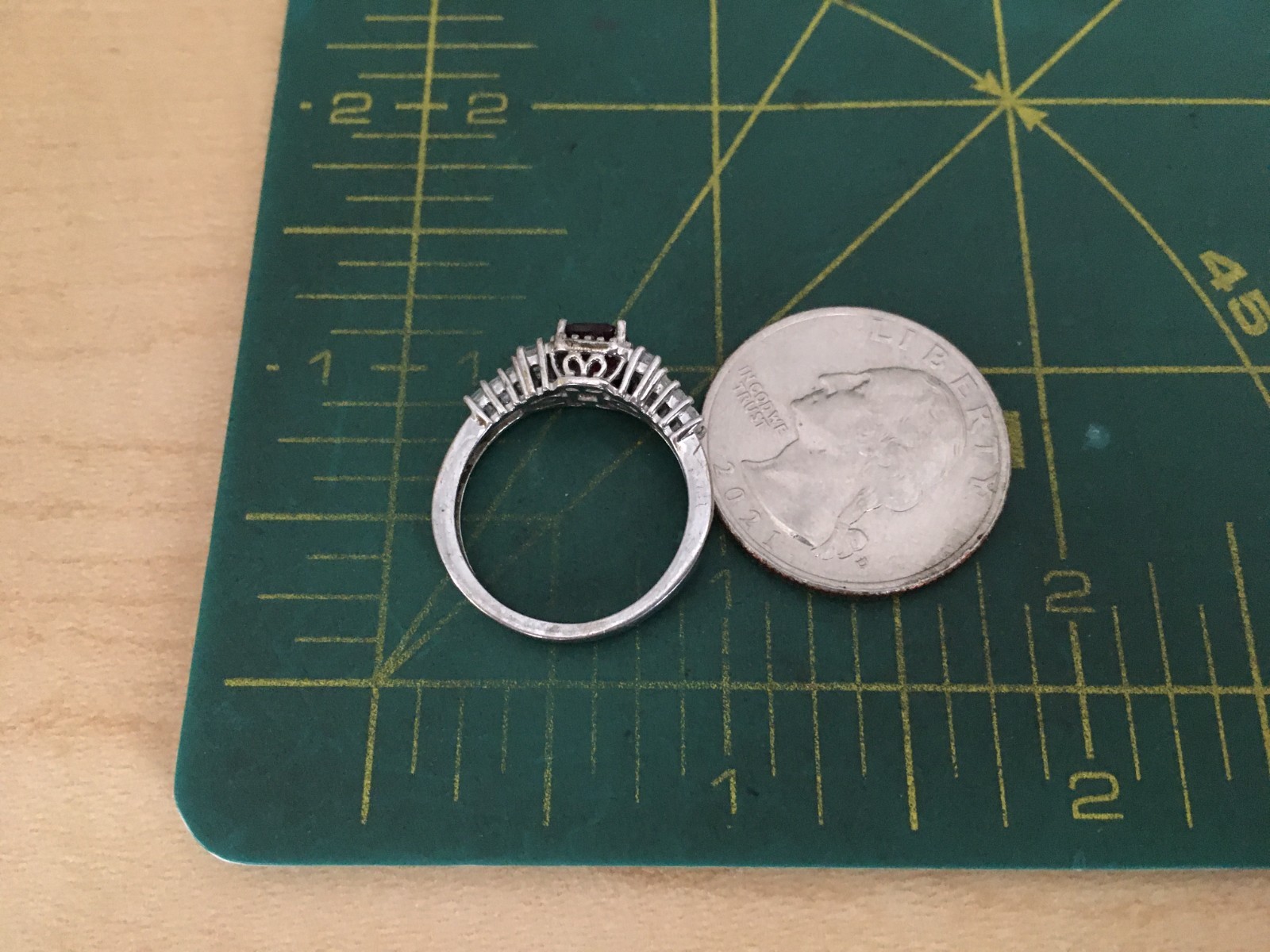 Vintage Ring MARKED CHUCK CLEMENCY 925 STERLING SILVER Size 7 Band ...