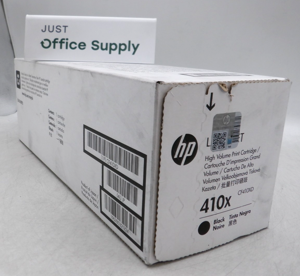 Genuine HP 410X CF410X (1) Pack Black High Volume Print Cartridge F ...