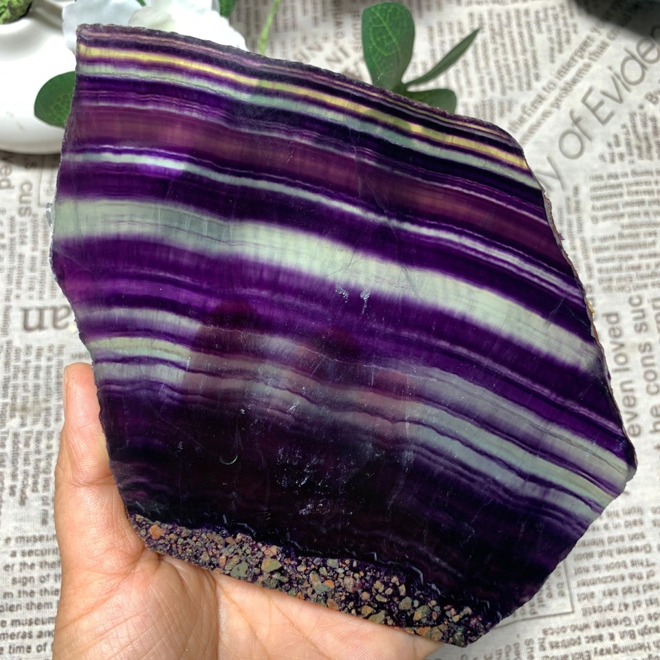 602G Natural colored fluorite flake quartz crystal luster mineral ...