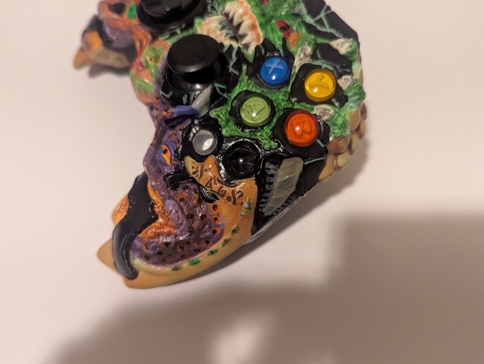 Xbox 360 Freak Series Alien Infection Controller Untested/Returns ...