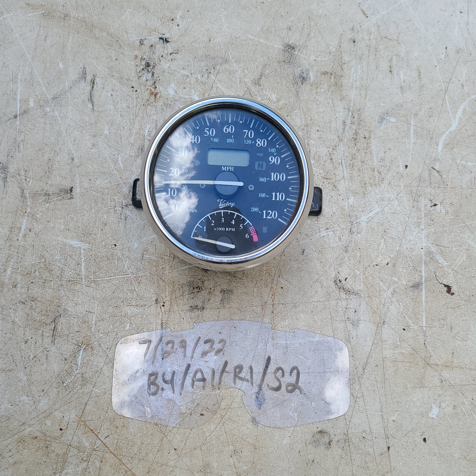 RARE OEM Victory Speedometer Tach ASSY Speedo V92 Standard Cruiser ...