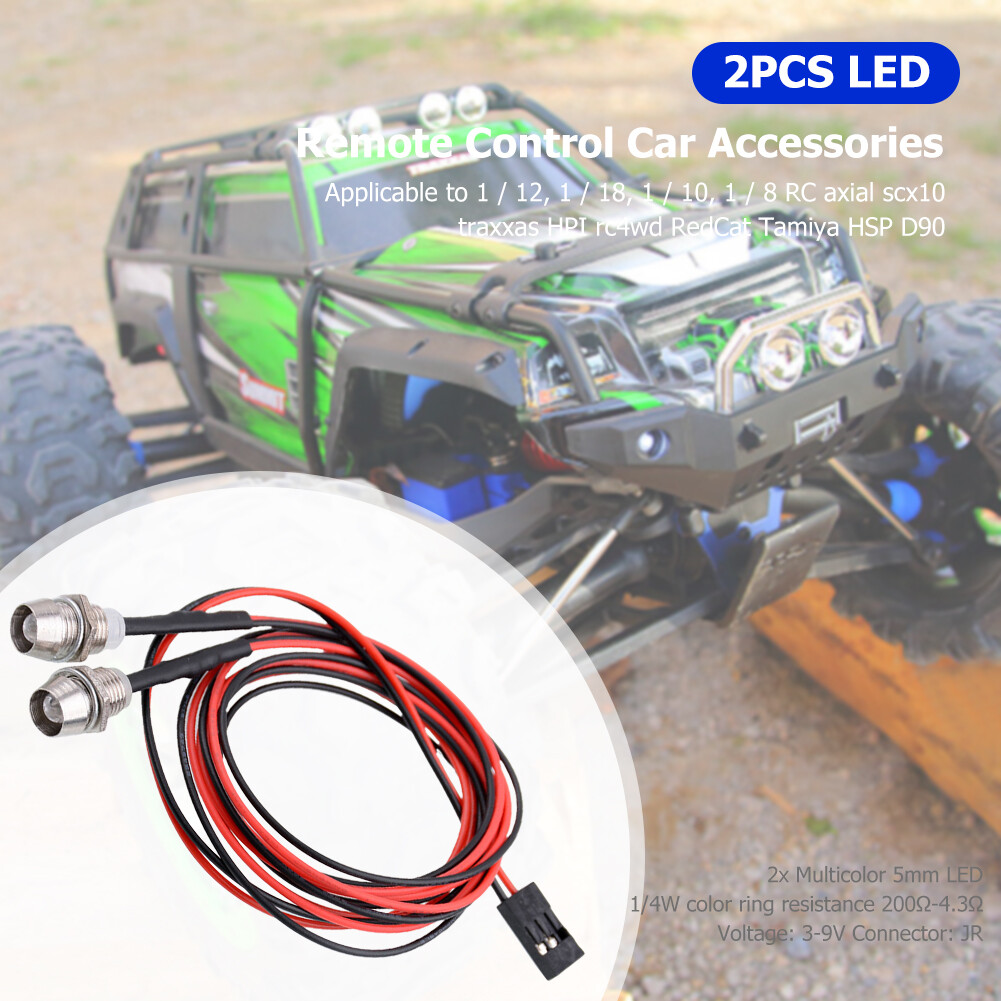 For 1/12 1/18 1/10 1/8 Axial Scx10 Traxxas Hpi Rc4wd RC Cars 5mm LED ...