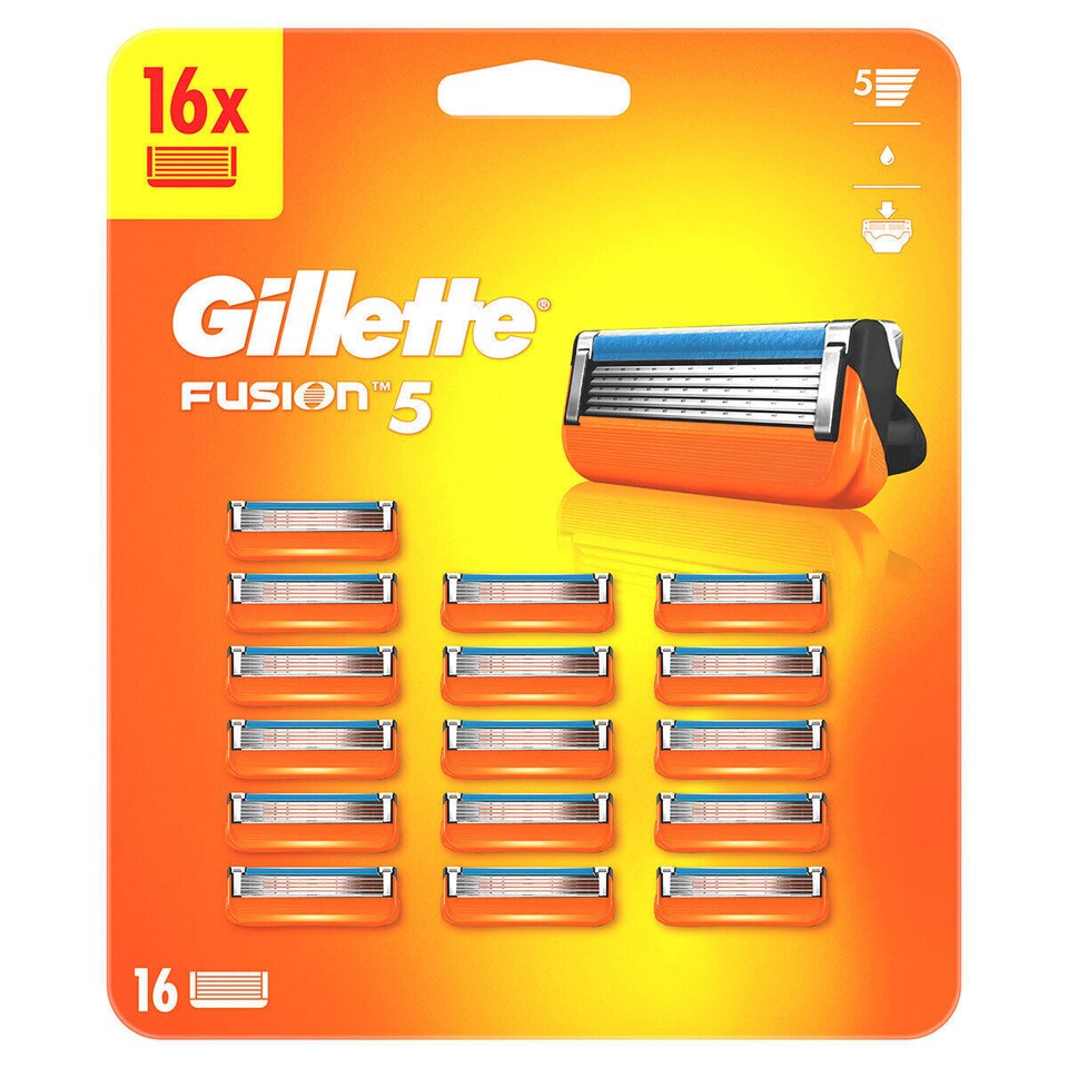 GILLETTE FUSION5 RAZOR BLADES Heads Choose Yours New Genuine FAST FREE ...