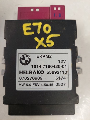 BMW E70 X5 FUEL PUMP CONTROL MODULE 07-13 EKPM2 1614 7180426-01 ...