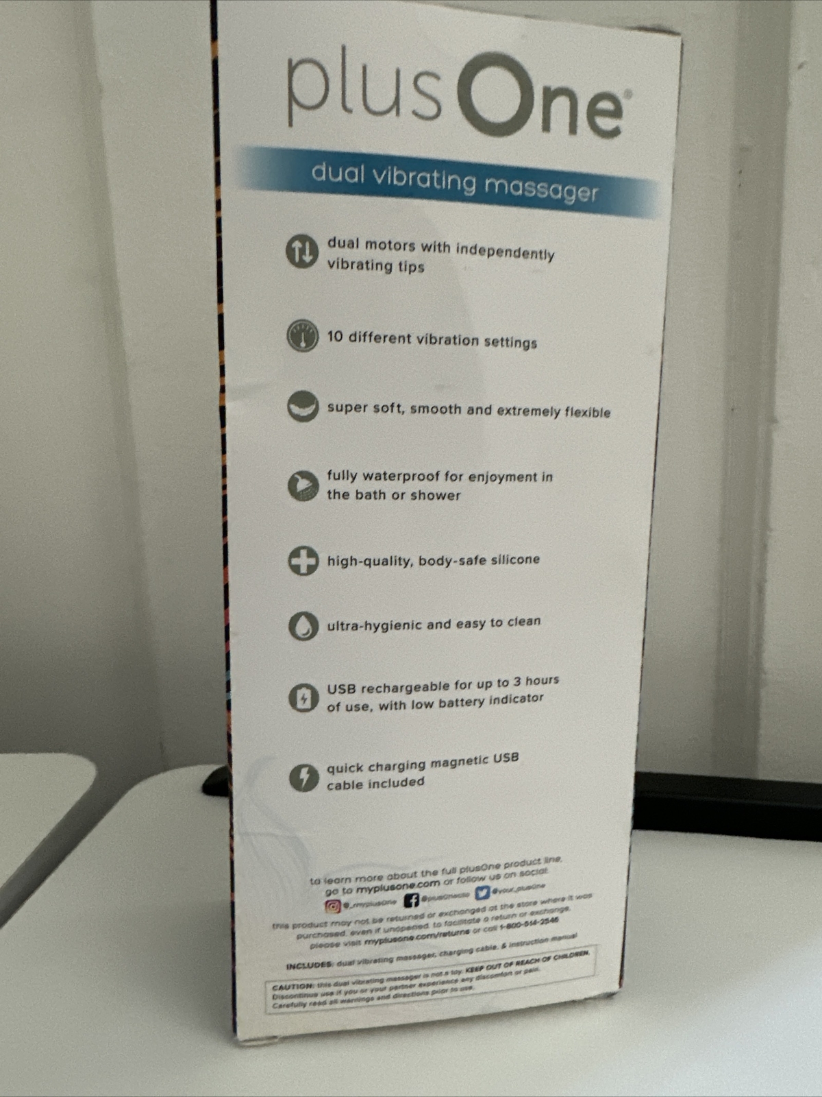PLUS ONE Dual Vibrating Massager Model 6704$30 Each. | eBay