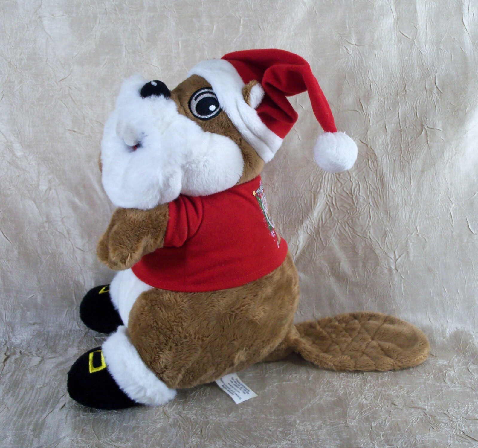 Buc-ee's Christmas 2023 Plush 11" Santa Beaver Toy Popular Travel Mega ...