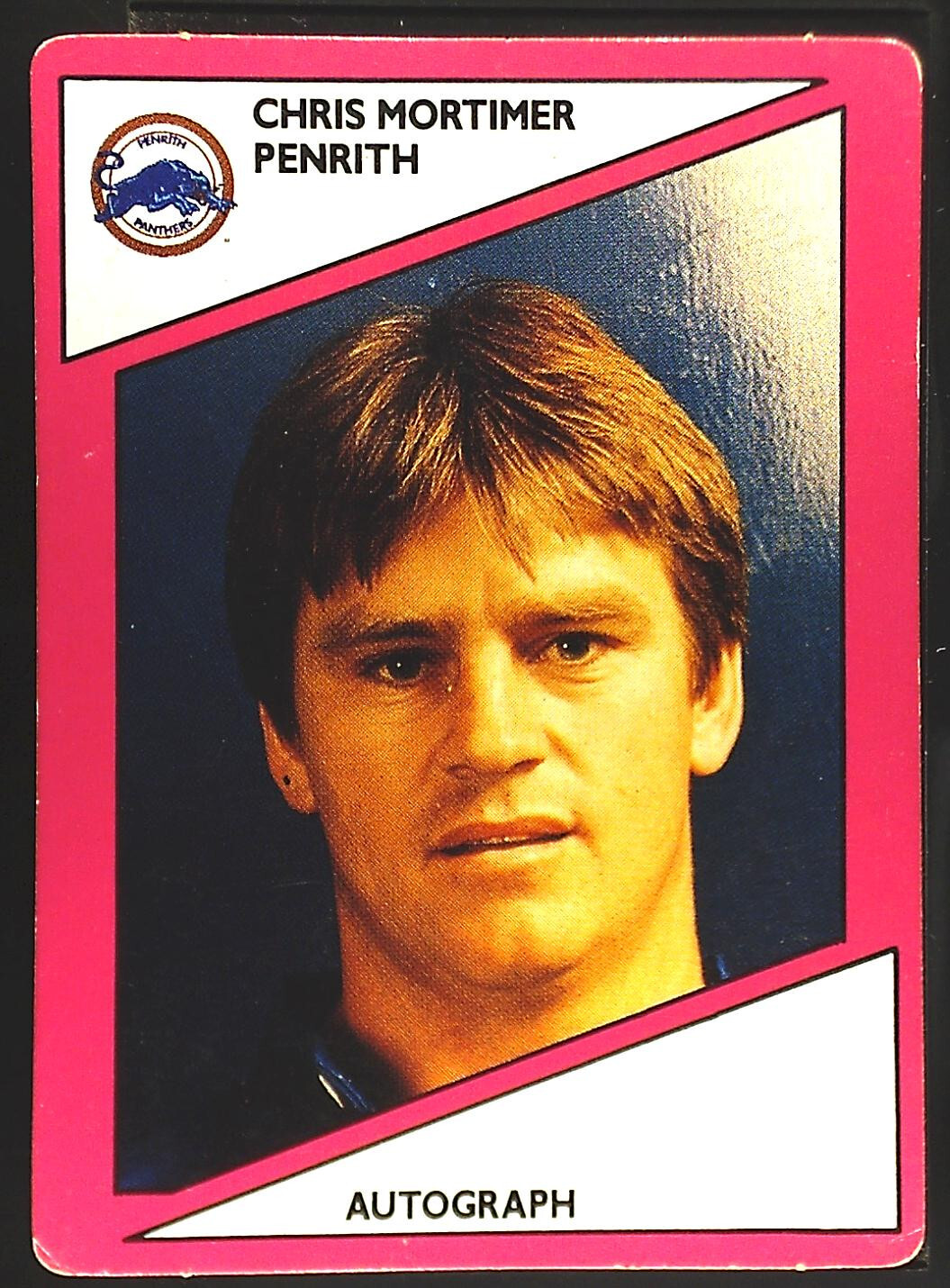 1988 #105 Chris Mortimer Panthers Scanlens Stimorol rugby league NRL ...