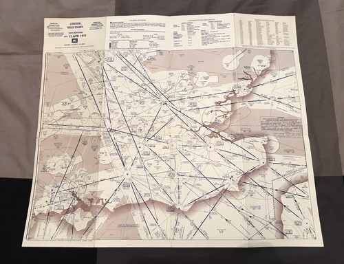 Aerad Flight Guide / Radio Navigation Charts 35 ed Apr 77 / Jul 76 ...