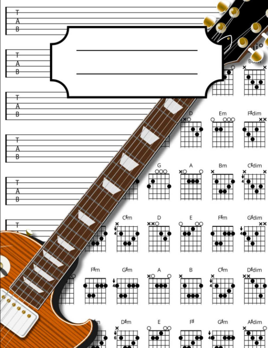 Empty Guitar Chord Chart