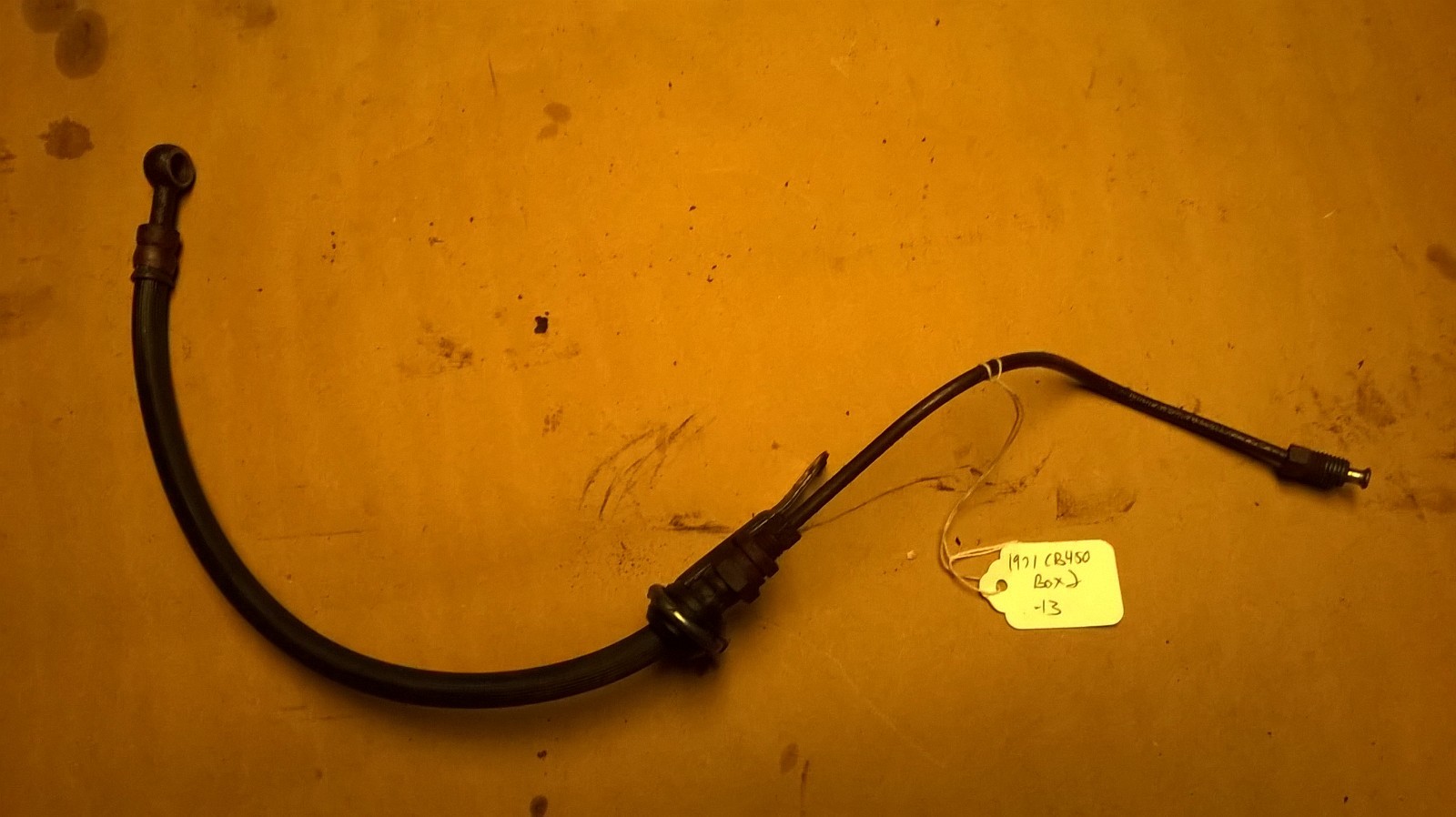 Honda CB450 CB750 Front Brake Hose Line 1969 1970 1971 1972 | eBay