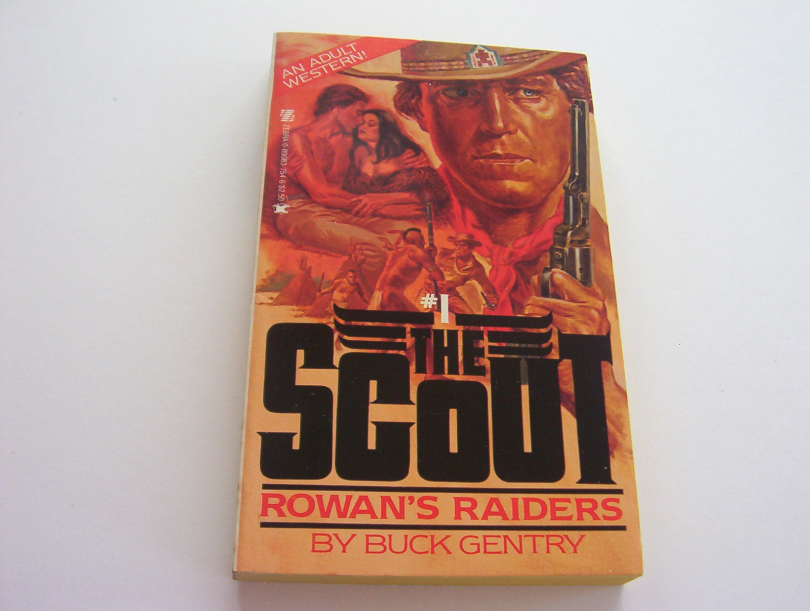 THE SCOUT #1 "ROWAN'S RAIDERS" BUCK GENTRY SUPER SEXY ADULT WESTERN ...