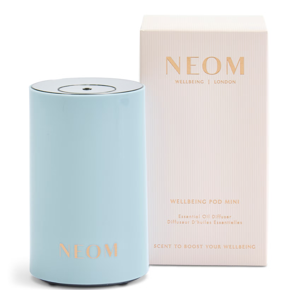 NEOM Wellbeing Pod Mini Waterless Essential Oil Diffuser in Duck Egg ...