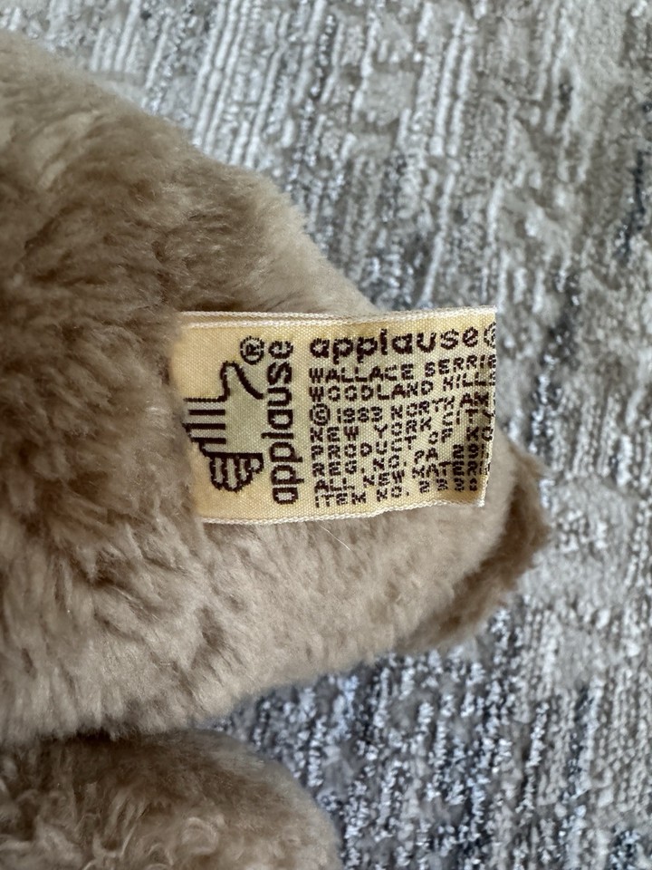 Vintage 1983 Applause Boo Boo Bear 8" Plush Stuffed Toy Get Well Gift ...