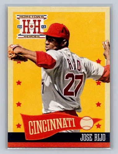 2013 Panini Hometown Heroes #4 Jose Rijo Cincinnati Reds | eBay