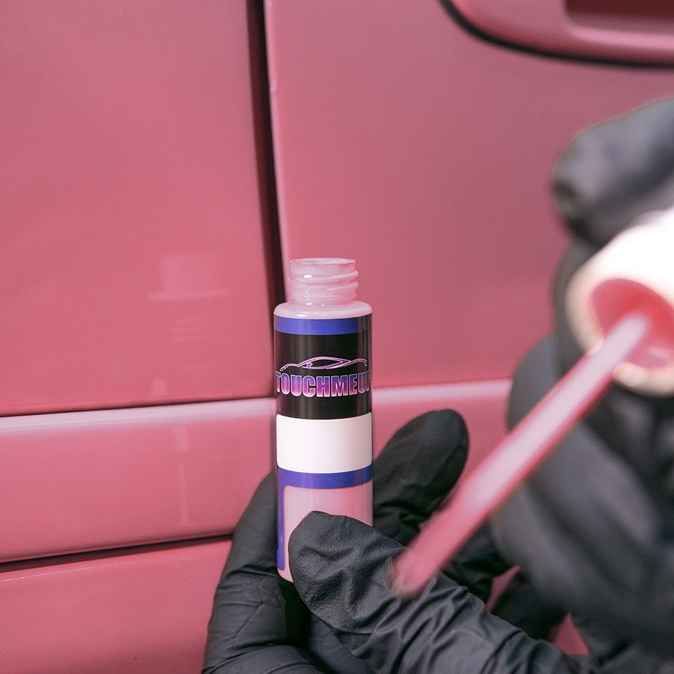 FOR SAAB POWER RED 63U Touch Up Paint Pen Brush Fix Kit Scratch Chip ...