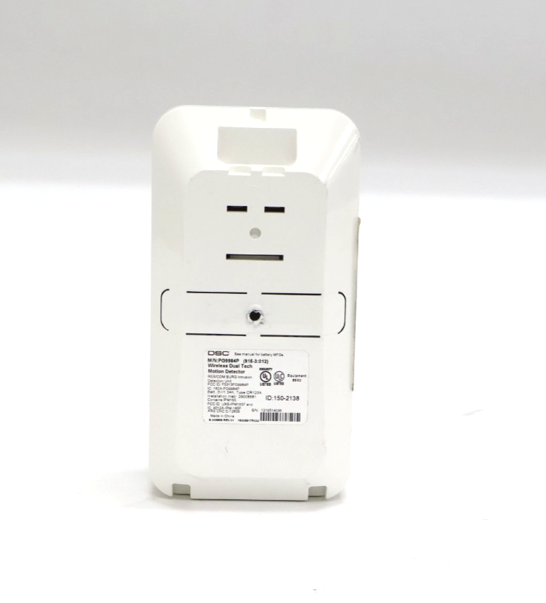 DSC PowerG PG9984P Wireless Dual Tech Motion Detector Only | eBay
