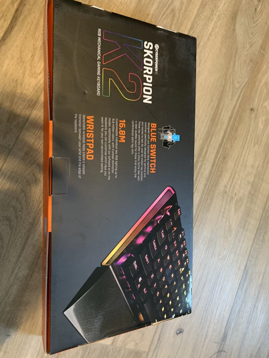 K2 Skorpion Cyberpower RGB Gaming Keyboard Review/Feature, 53% OFF