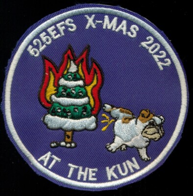 USAF 525th Expeditionary Fighter Squadron X-mas 2022 Patch K-2 | eBay