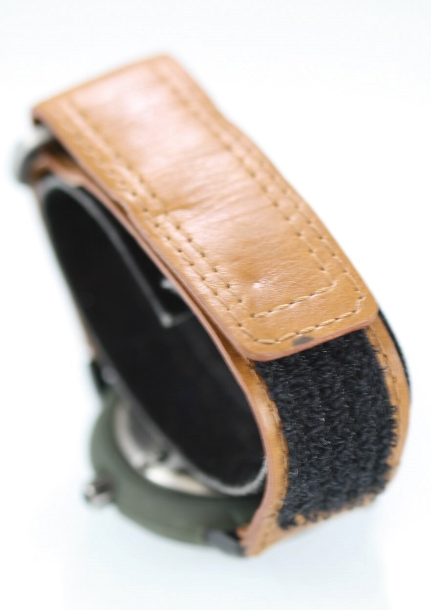 Fossil FSL Watch Men Stainless Rubber Black 100m Brown Leather Beige ...