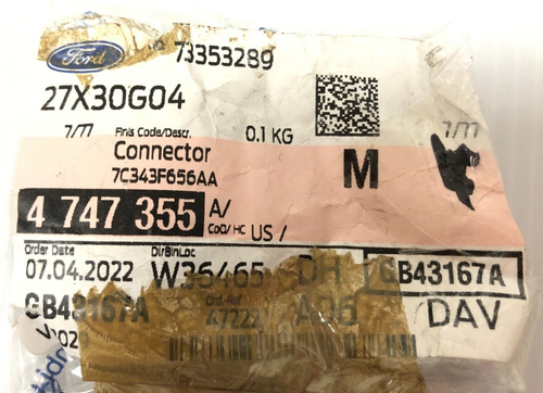 Genuine Ford Explorer/Focus/KA/Transit Steering Pump Mounting Connector ...