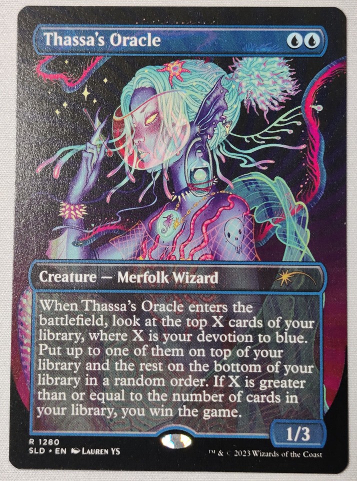 MTG Secret Lair Thassa's Oracle -SLD Cool Ocean Breeze [UPick Foil/Reg ...