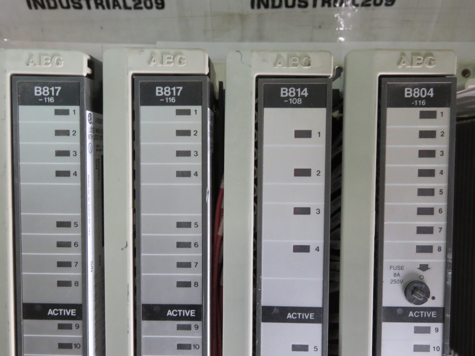 MODICON AS-H827-209 984 RACK w/ 8 MODULES USED | eBay