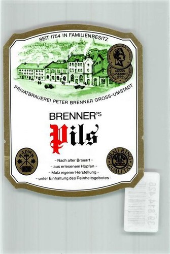 39814426 - 6114 Gross-Umstadt Privatbrauerei Peter Brenner Brenner`s ...