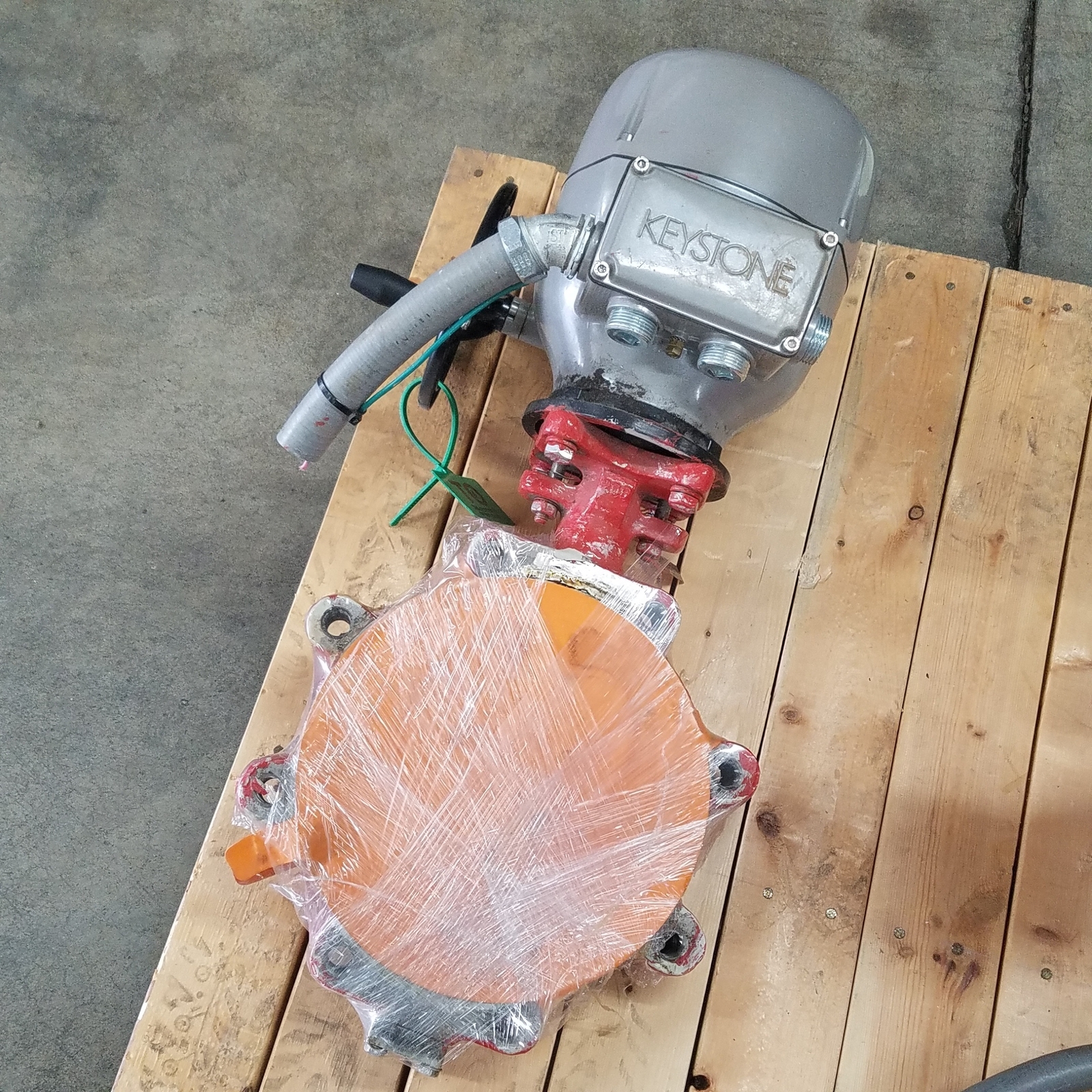 Keystone 312 8" Butterfly Valve With EPI2 Electric Actuator, CF8M Body ...