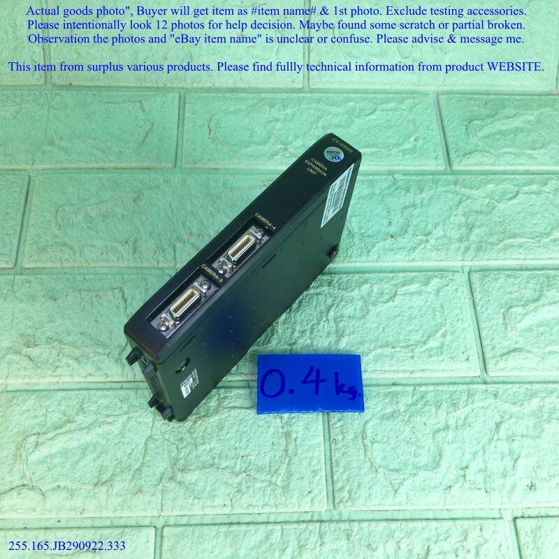 KEYENCE CV-E500, Extension Unit as photo, sn:4392, DHLtoUS, Tested ...