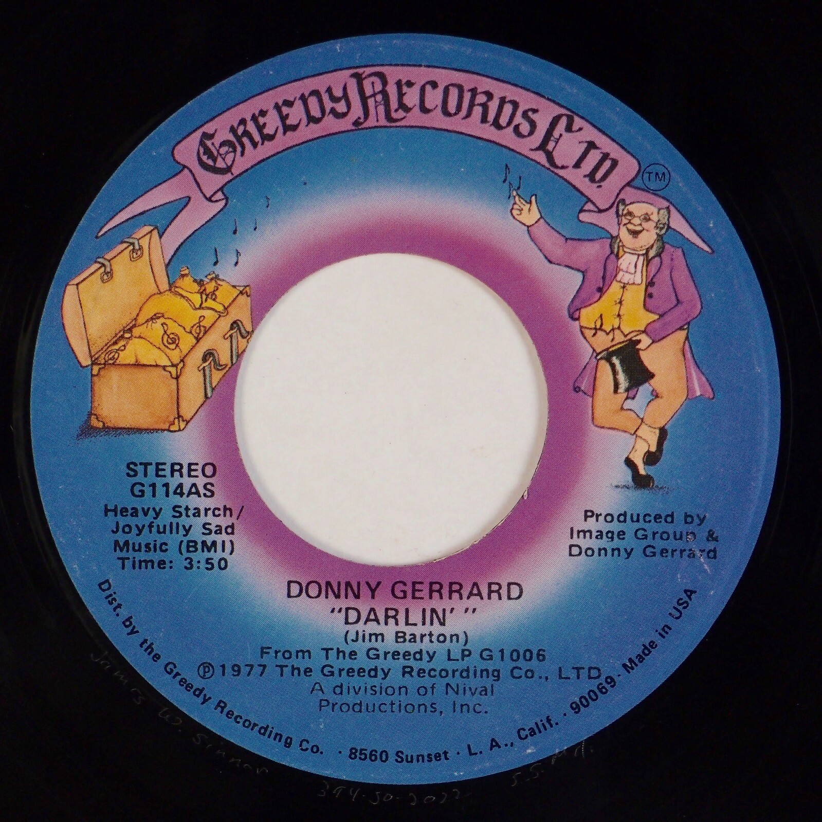 DONNY GERRARD: He’s Always Somewhere Around GREEDY 70s Modern Soul Funk ...