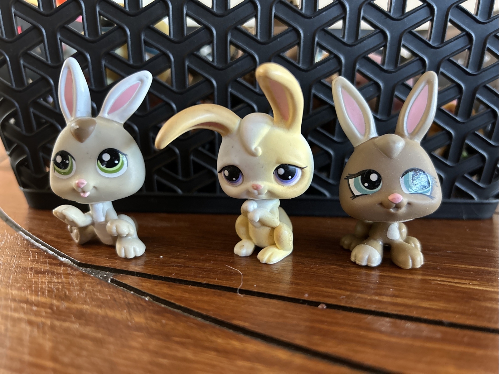 Lot Of Three Authentic LPS Littlest Pet Shop Bunny Rabbits Bunnies | eBay
