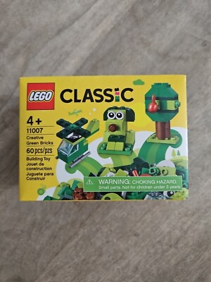LEGO 11007 Classic Creative Green Bricks New Toy 60 Pcs Green ...