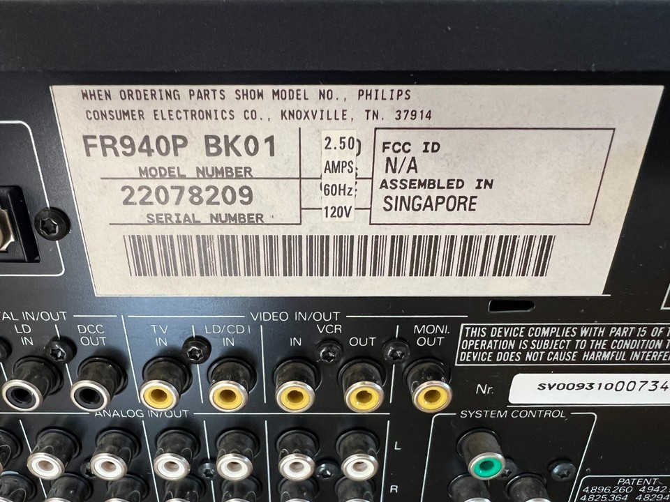 Vintage Philips FR-940 Receiver | eBay