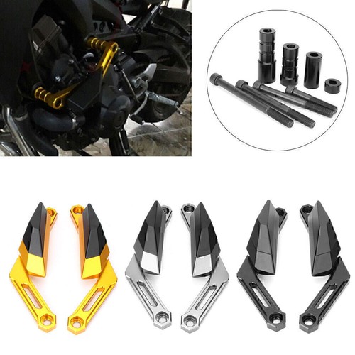 Frame Slider Crash Protector Guard Pad Black For YAMAHA MT-09 FZ09 2013 ...