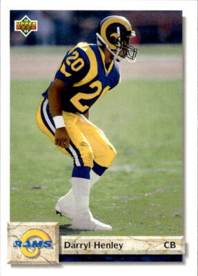 1992 Upper Deck #226 Darryl Henley | eBay