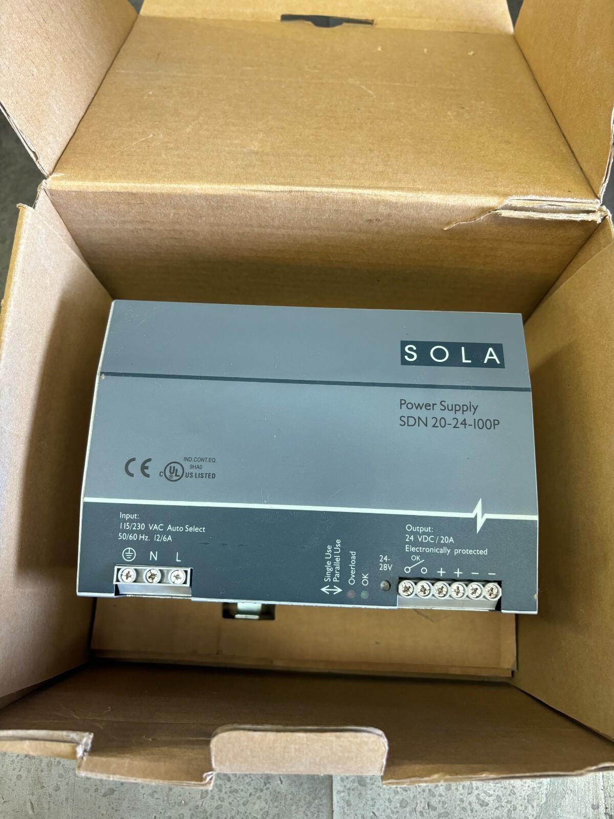 SOLA/HEAVY-DUTY 24V POWER SUPPLY | eBay