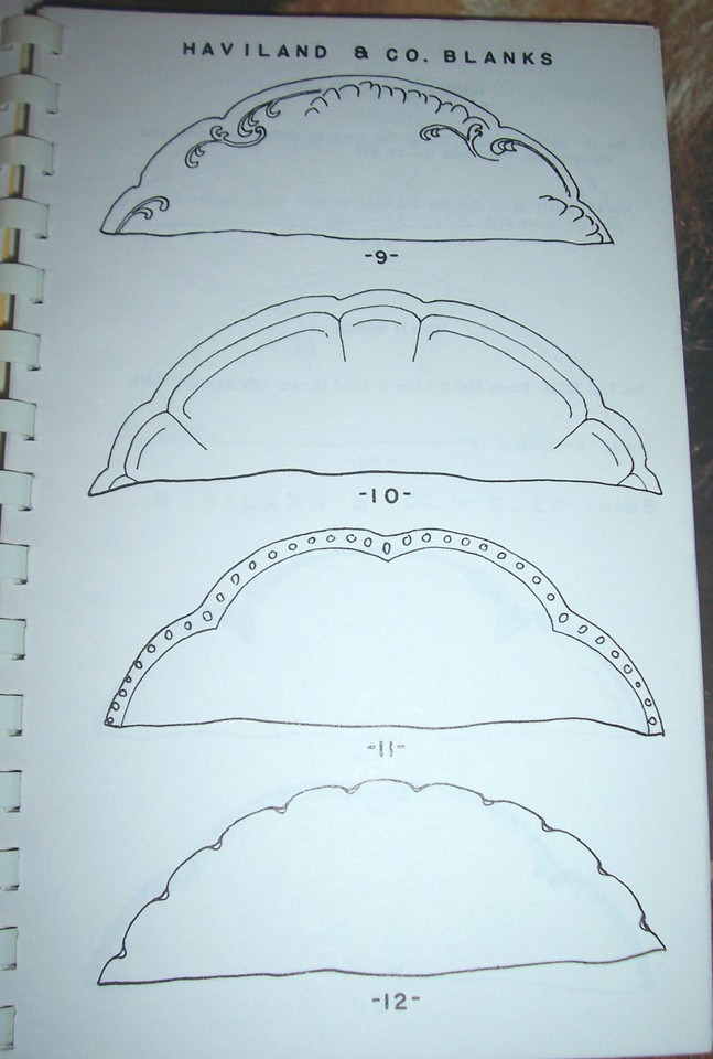 ARLENE SCHLEIGER Haviland China Illustrated PATTERN IDENTIFICATION ...