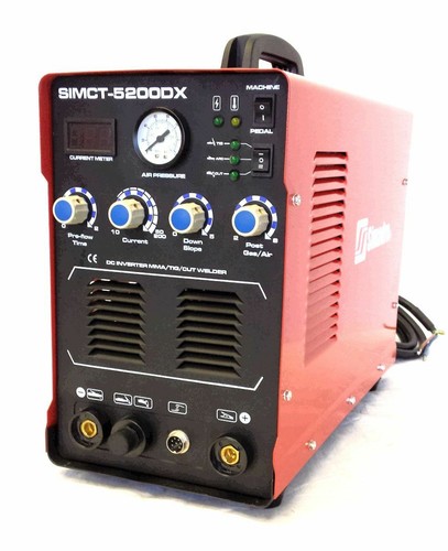 SIMADRE 5200DX 50/200 Amp 110/220V Plasma Cutter TIG ARC MMA Welder for ...