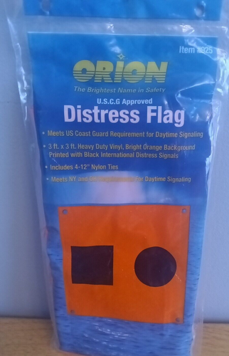 ORION U.S.C.G. Approved Distress Flag Item #925 3 Ft X 3 Ft | eBay