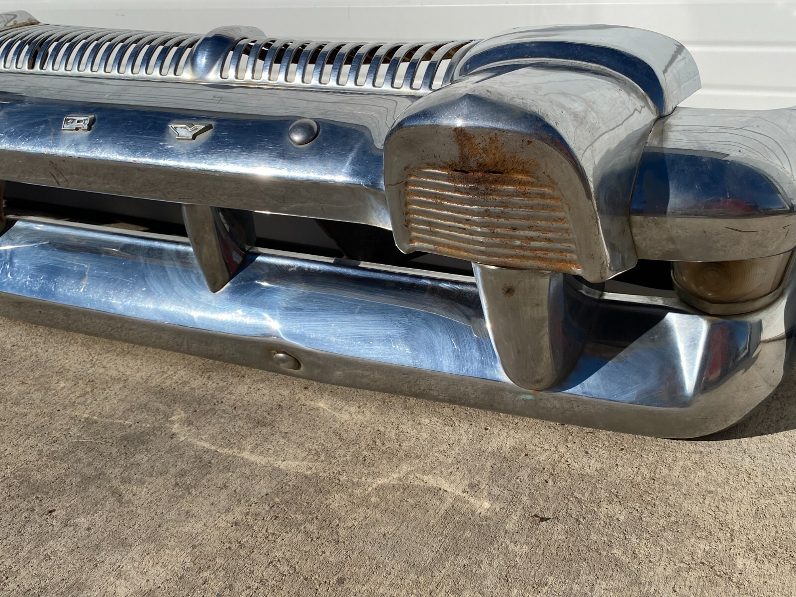 1956 Mercury front bumper assembly, complete, nice! Montclair, Monterey ...